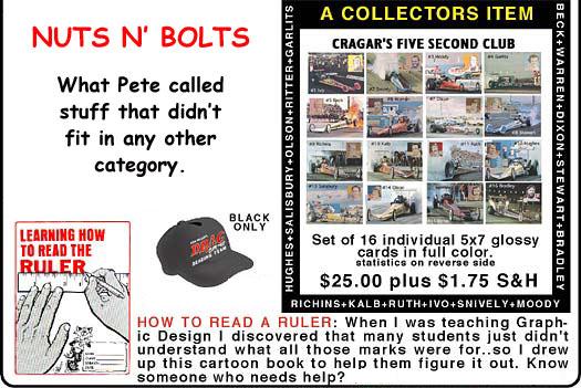 Pete Millar's Drag Cartoons, Nuts 'n Bolts